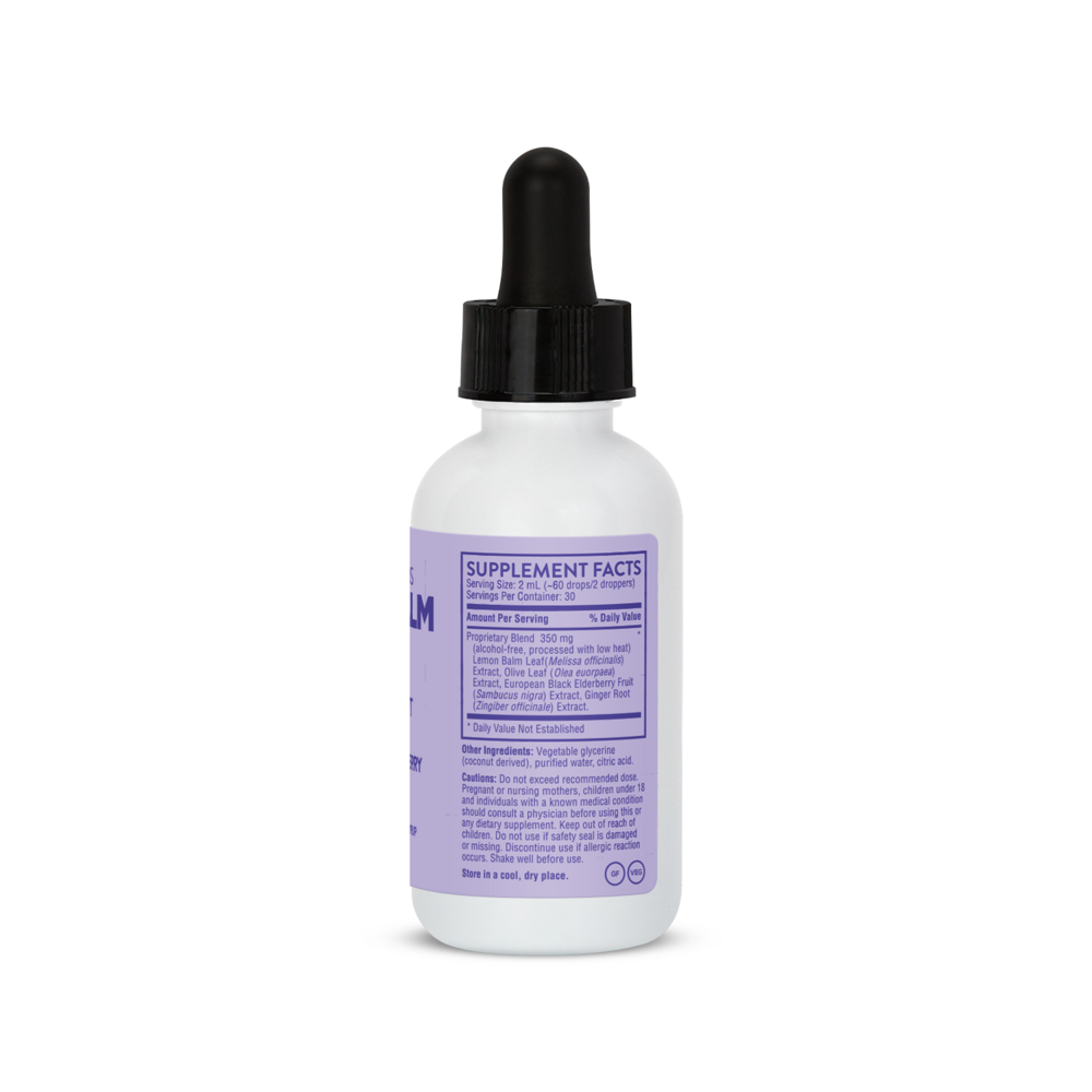 TriGuard Plus Lemon Balm - Calming Support 60 mL (2oz) – Oxygen Nutrition