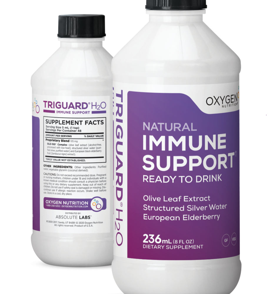 TriGuard Plus H2O Natural Immune Support 236 mL (8oz) – Oxygen Nutrition