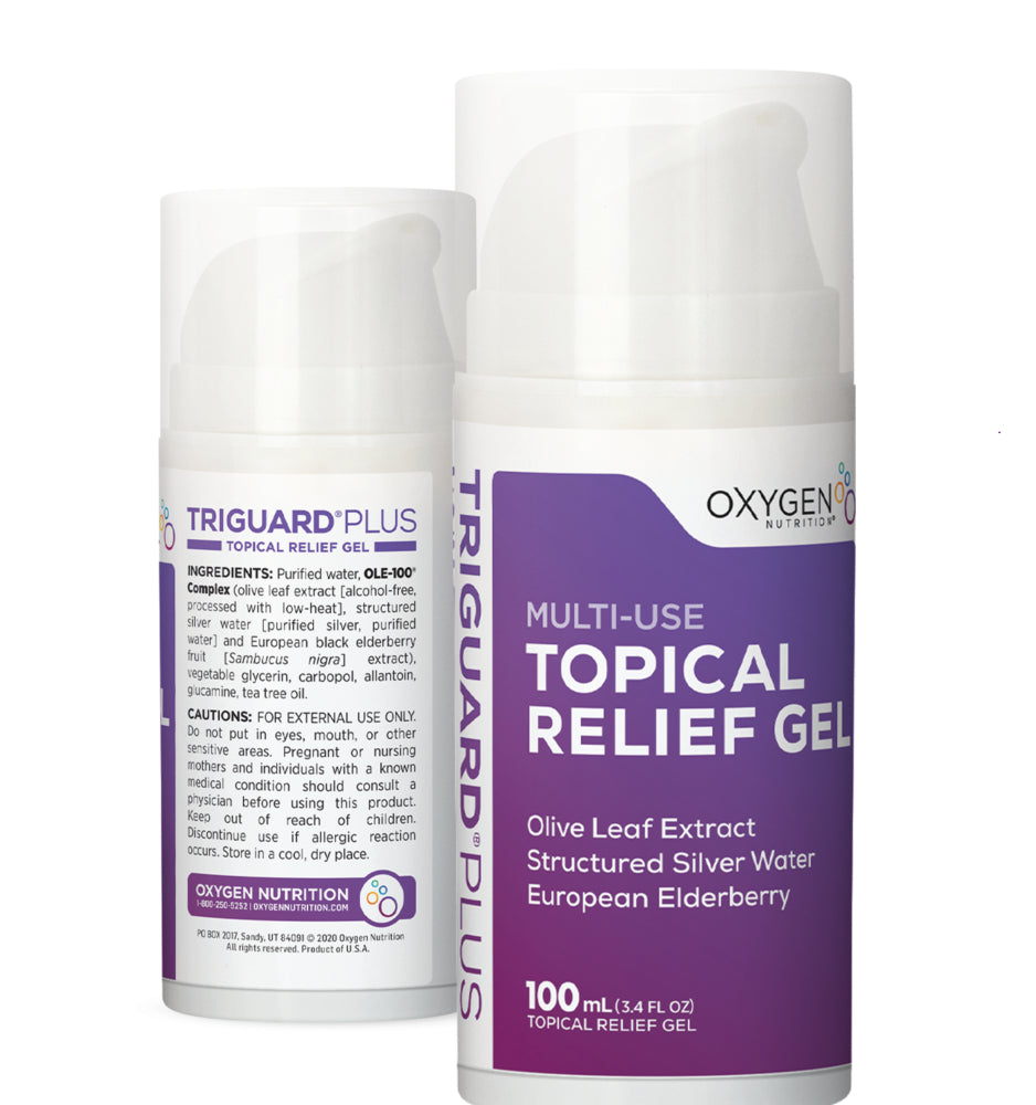TriGuard Plus Multi-Use Topical Relief Gel 100 mL (3.4oz) – Oxygen ...